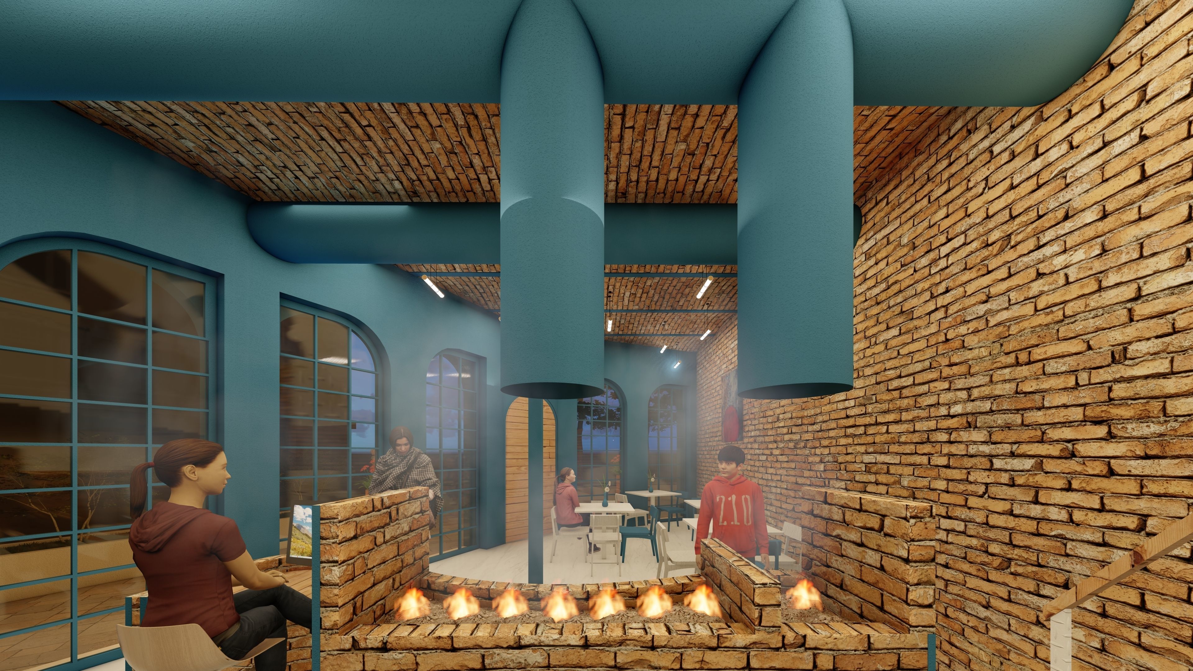 urban street store with facade and interior 3D model | CGTrader