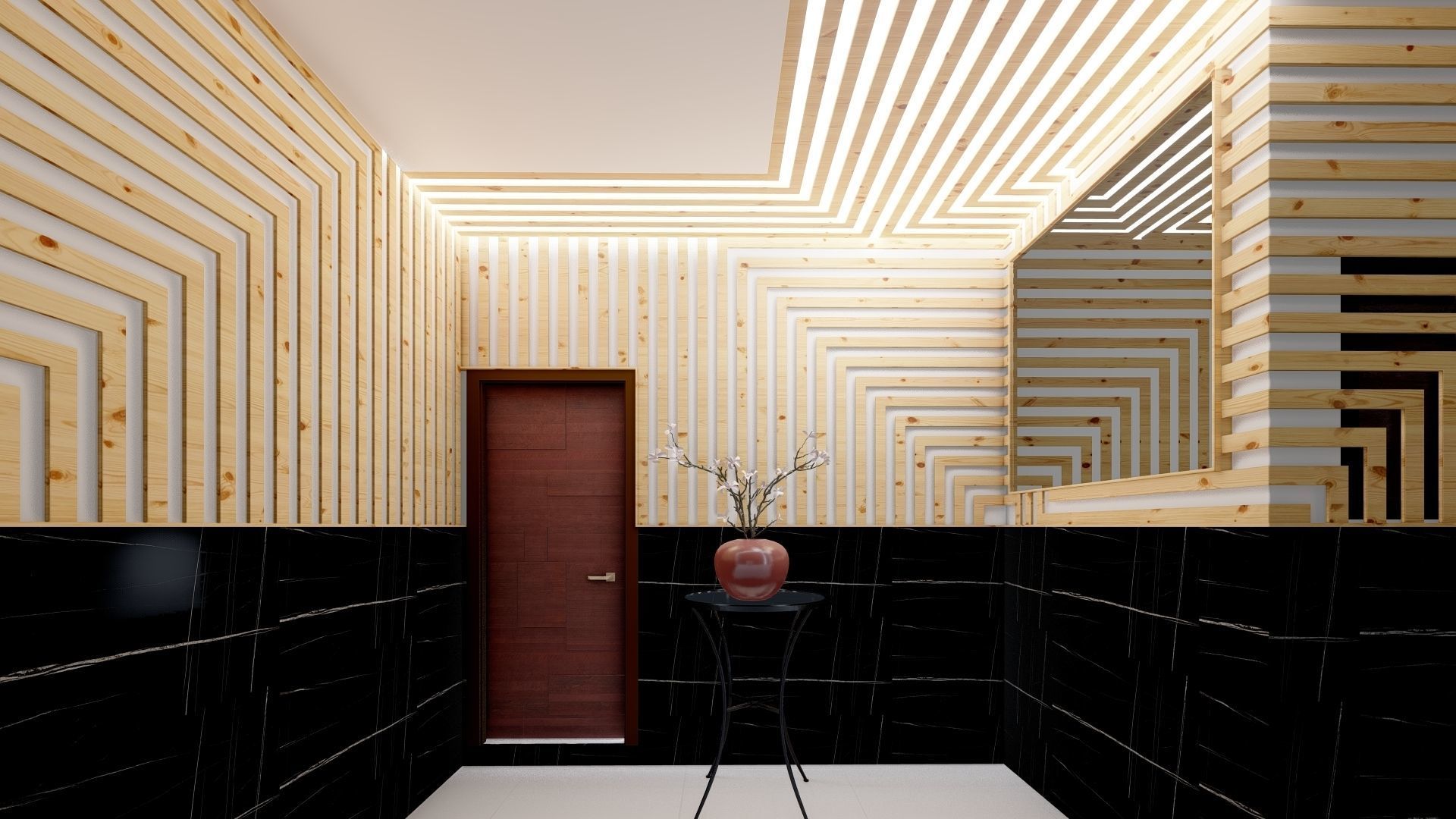 Dressing Room Interior Scene with lobby 3D model | CGTrader