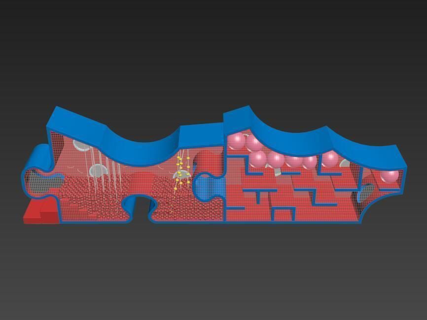 Maze ball pool 3D model | CGTrader