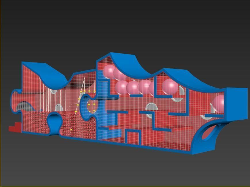 Maze ball pool 3D model | CGTrader