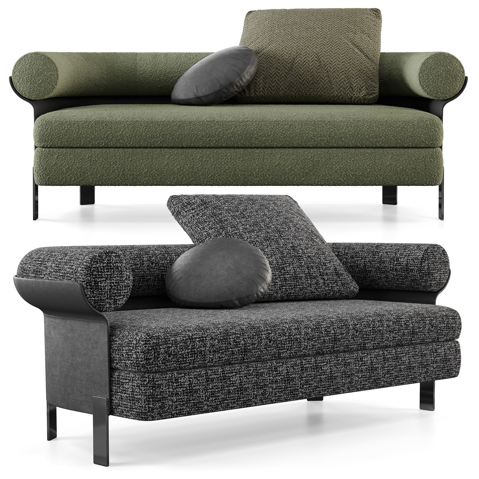 3D model Mattia Sofa By Minotti VR / AR / low-poly | CGTrader