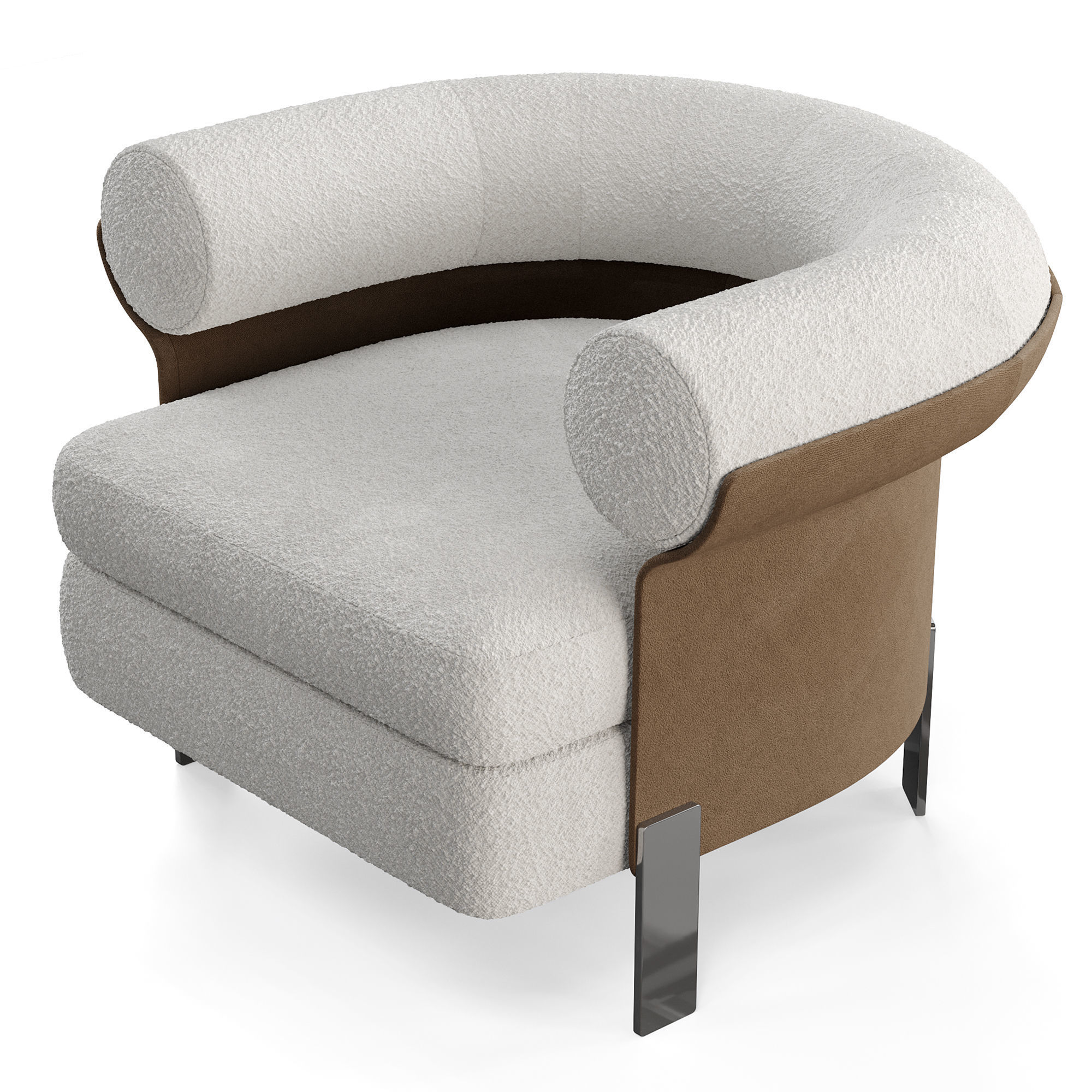 3D model Mattia Armchair By Minotti VR / AR / low-poly | CGTrader