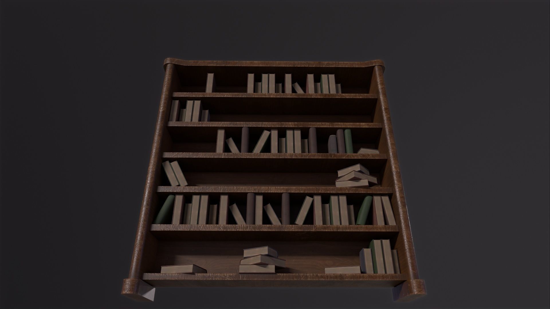 3D model bookshelf 3D Model VR / AR / low-poly | CGTrader