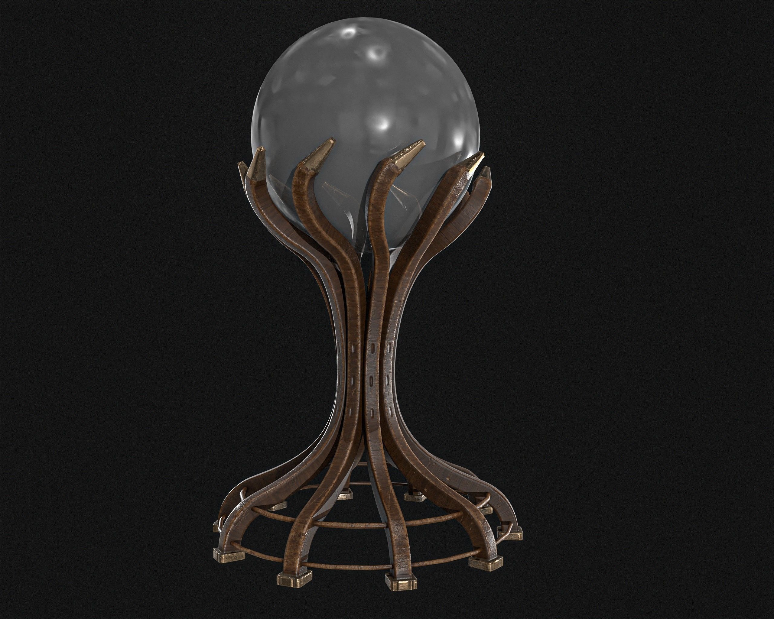3D model Amlong Crystal Ball 2 Types VR / AR / low-poly | CGTrader