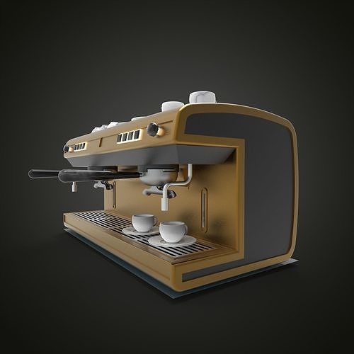coffee machine 3D model | CGTrader