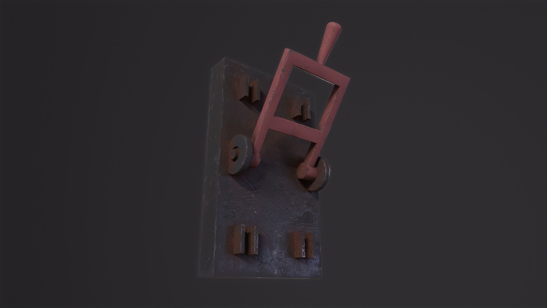 3D model Rusted lever switch 3D Model VR / AR / low-poly | CGTrader