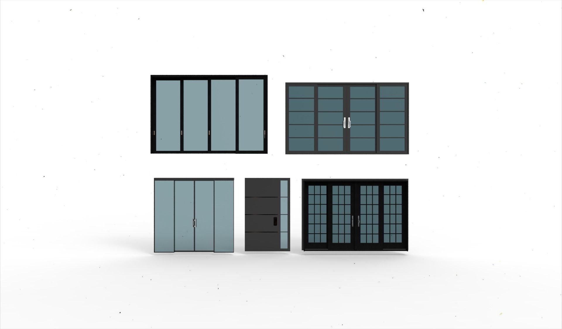 Door window model 1 3D model | CGTrader