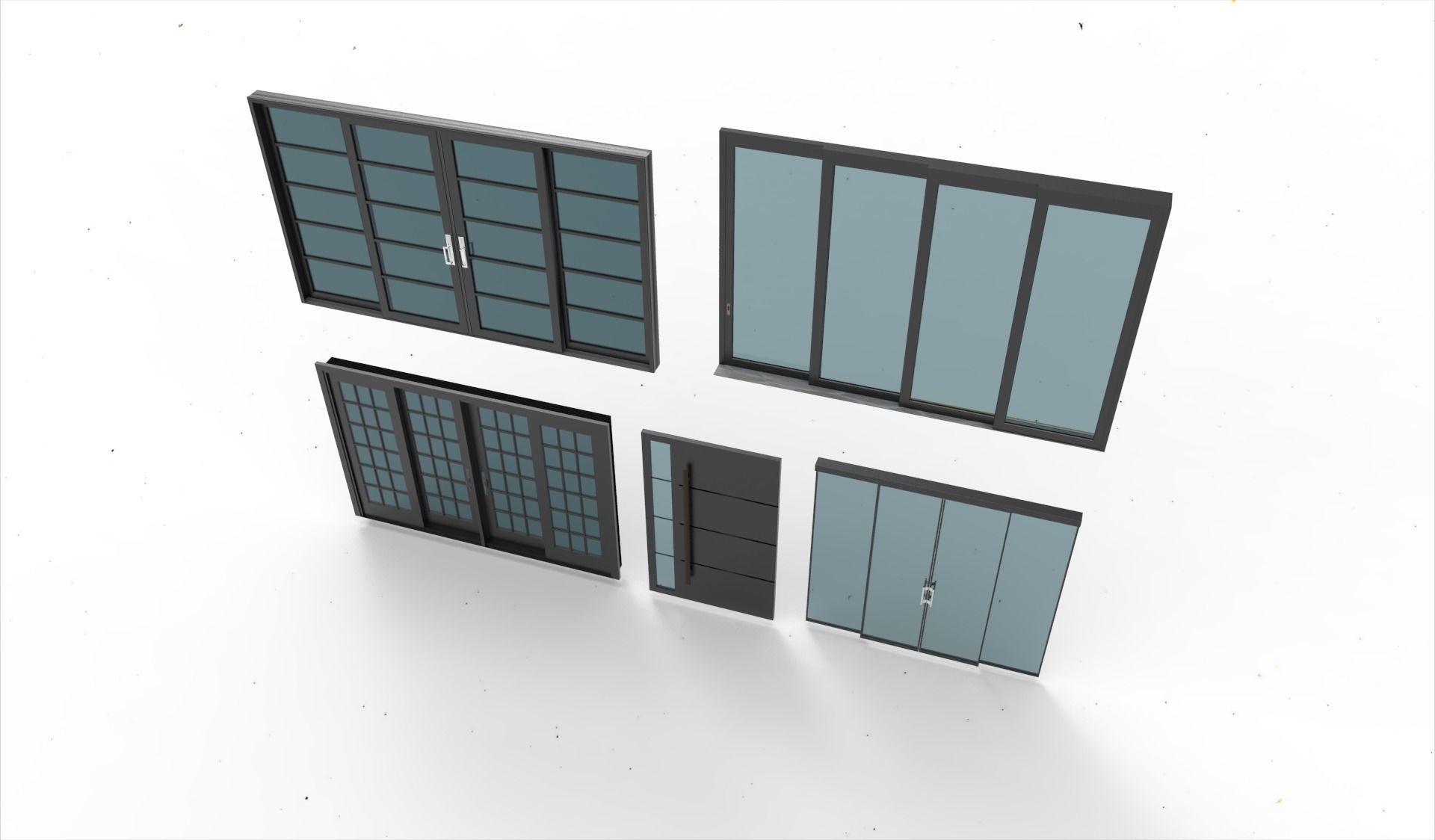Door window model 1 3D model | CGTrader