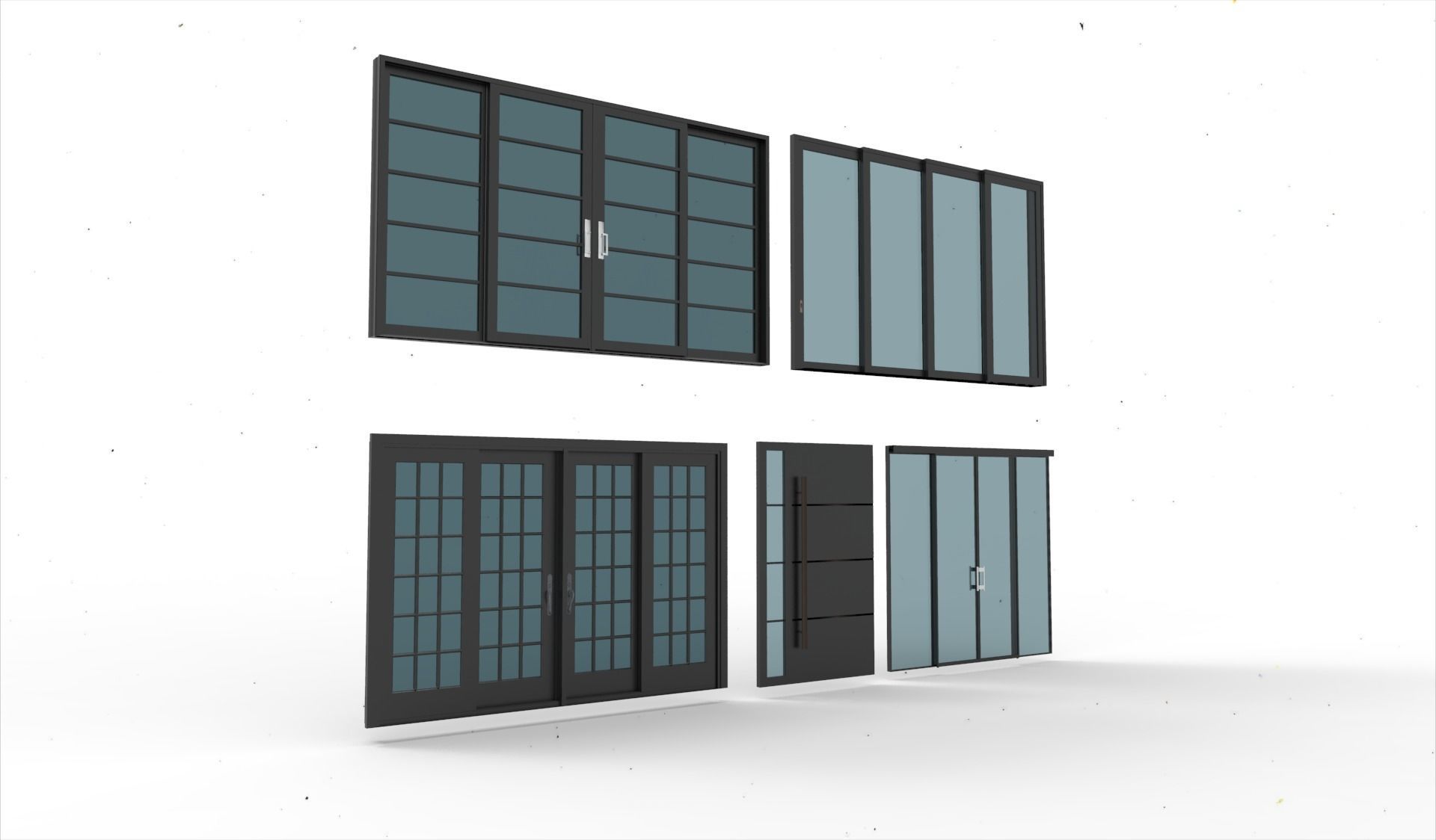 Door window model 1 3D model | CGTrader