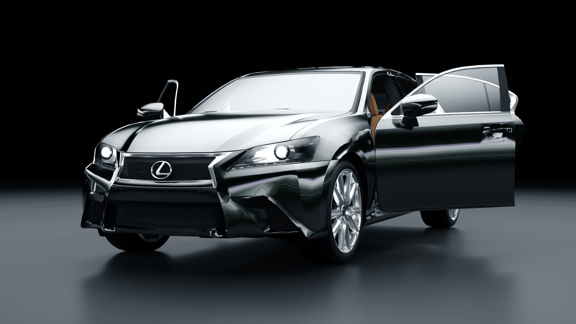 3D model Lexus GS350 VR / AR / low-poly | CGTrader
