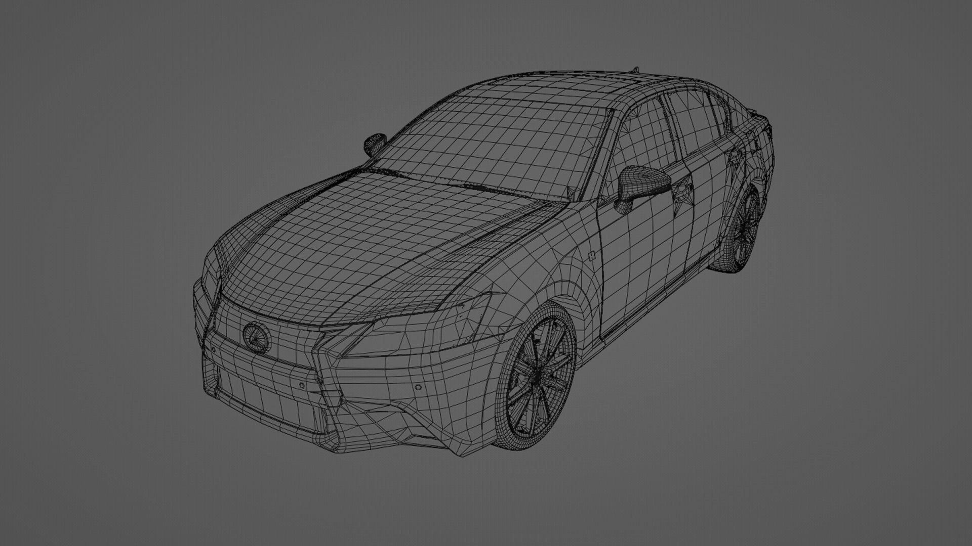 3D model Lexus GS350 VR / AR / low-poly | CGTrader