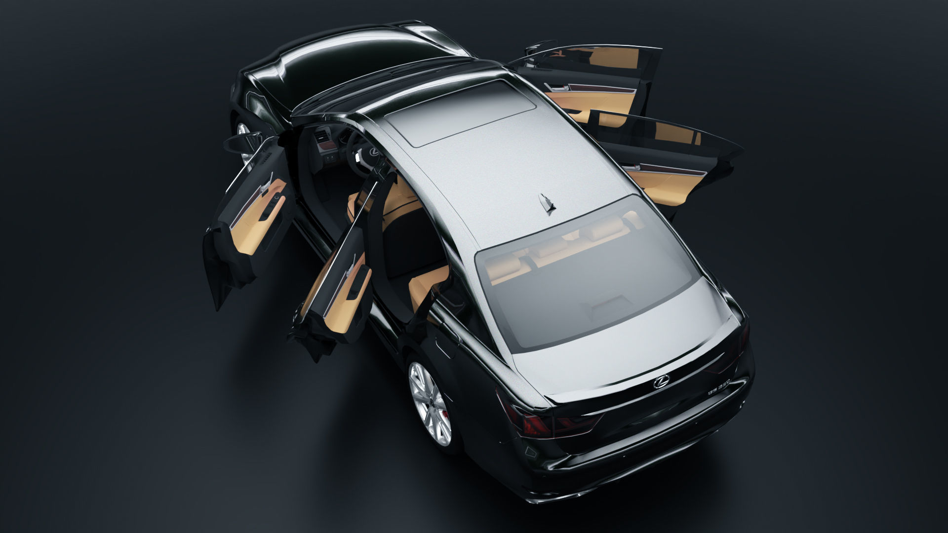 3D model Lexus GS350 VR / AR / low-poly | CGTrader
