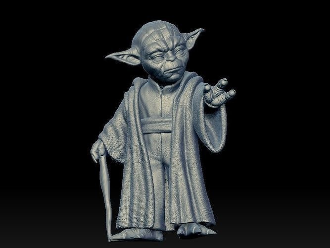 Yoda for 3d printing 3D model | CGTrader