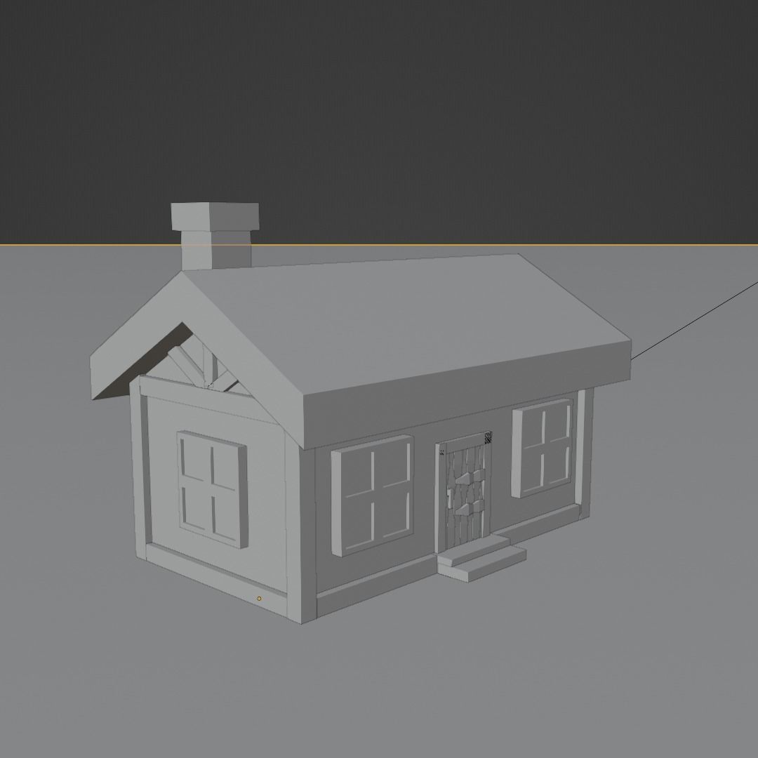 Simple house free 3D model | CGTrader