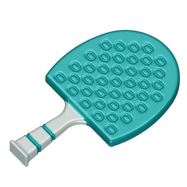 Kids Tennis Paddle Toy 3D model | CGTrader