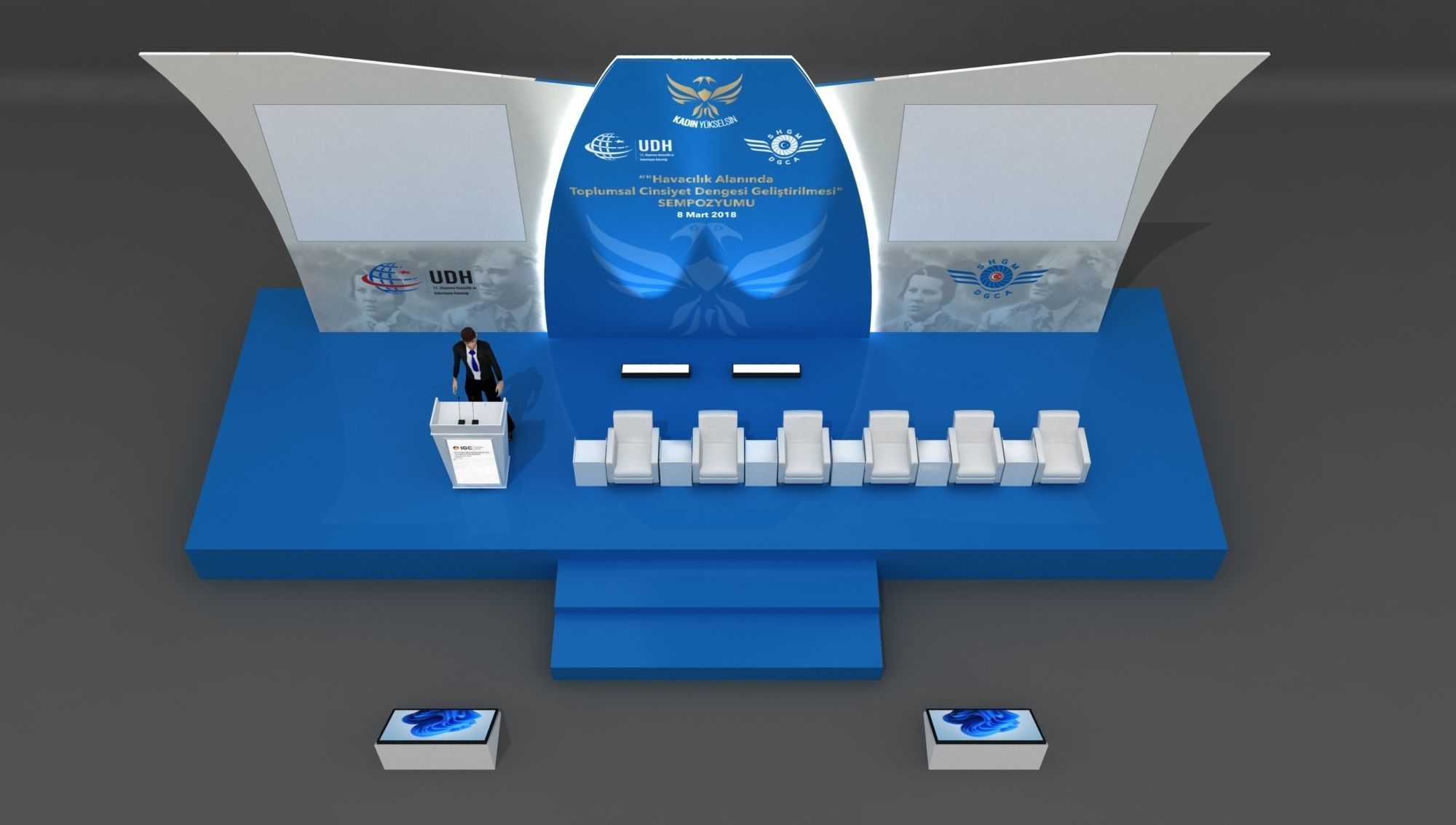 3D model Congress Stage 096 3D model | CGTrader