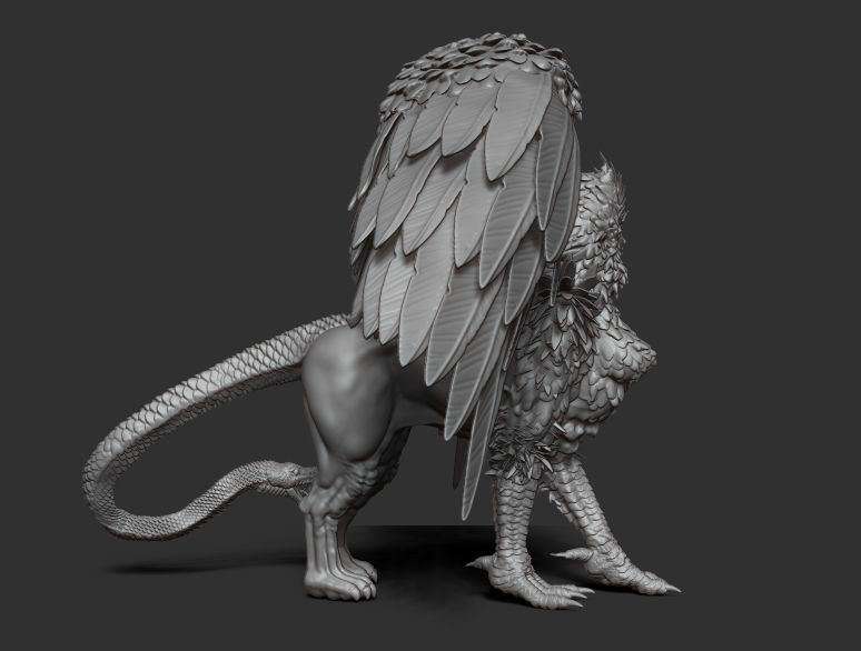 Sphinx - Chimera 3D model | CGTrader