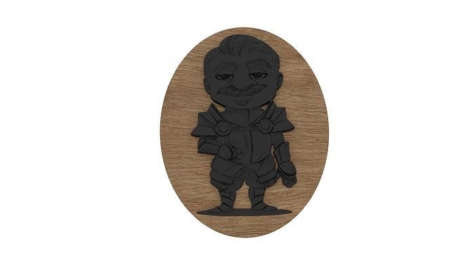 Medallion 3D model 3D printable | CGTrader