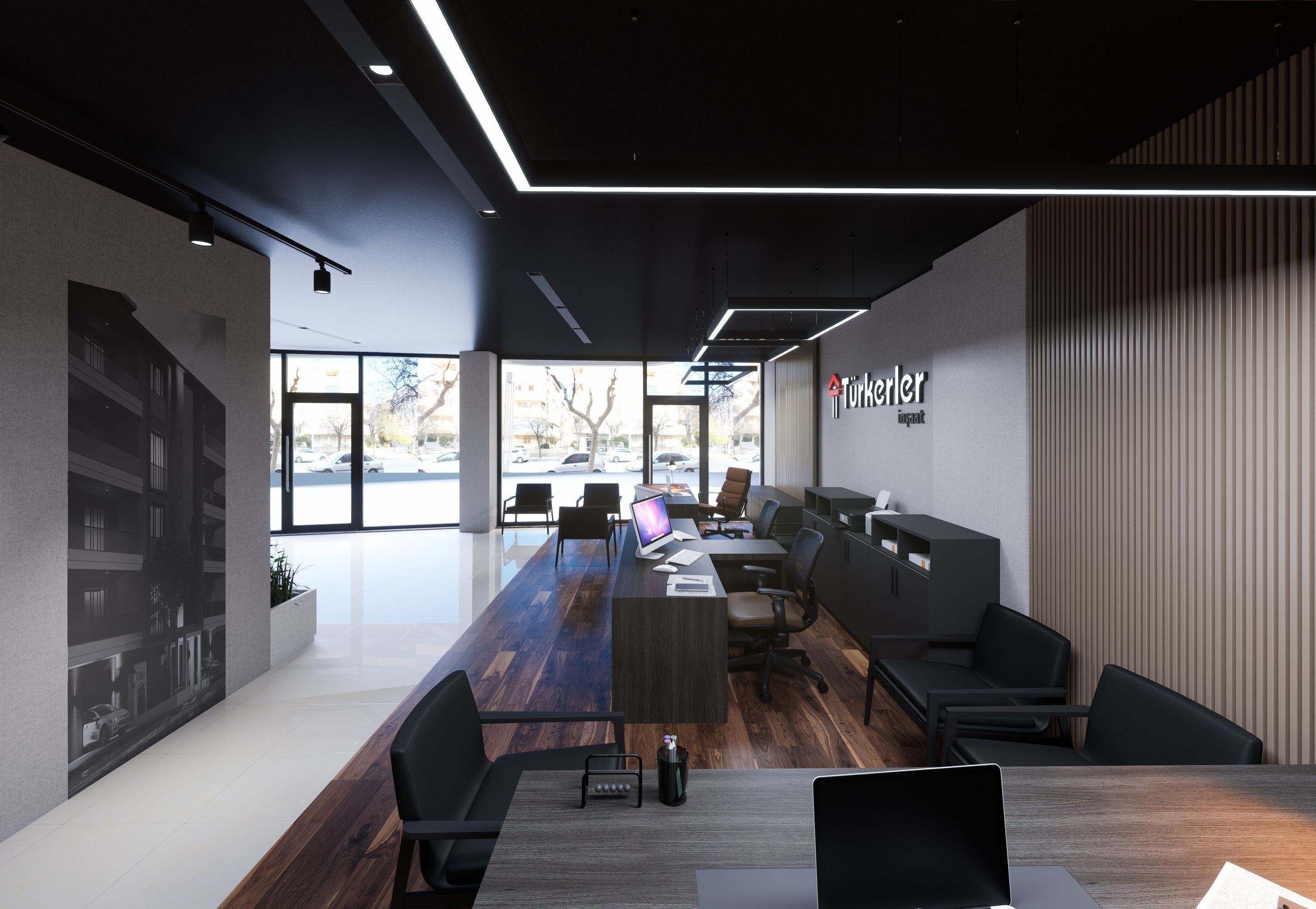 construction company office design 3D model | CGTrader