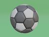 3D model Grey Soccer Ball VR / AR / low-poly | CGTrader