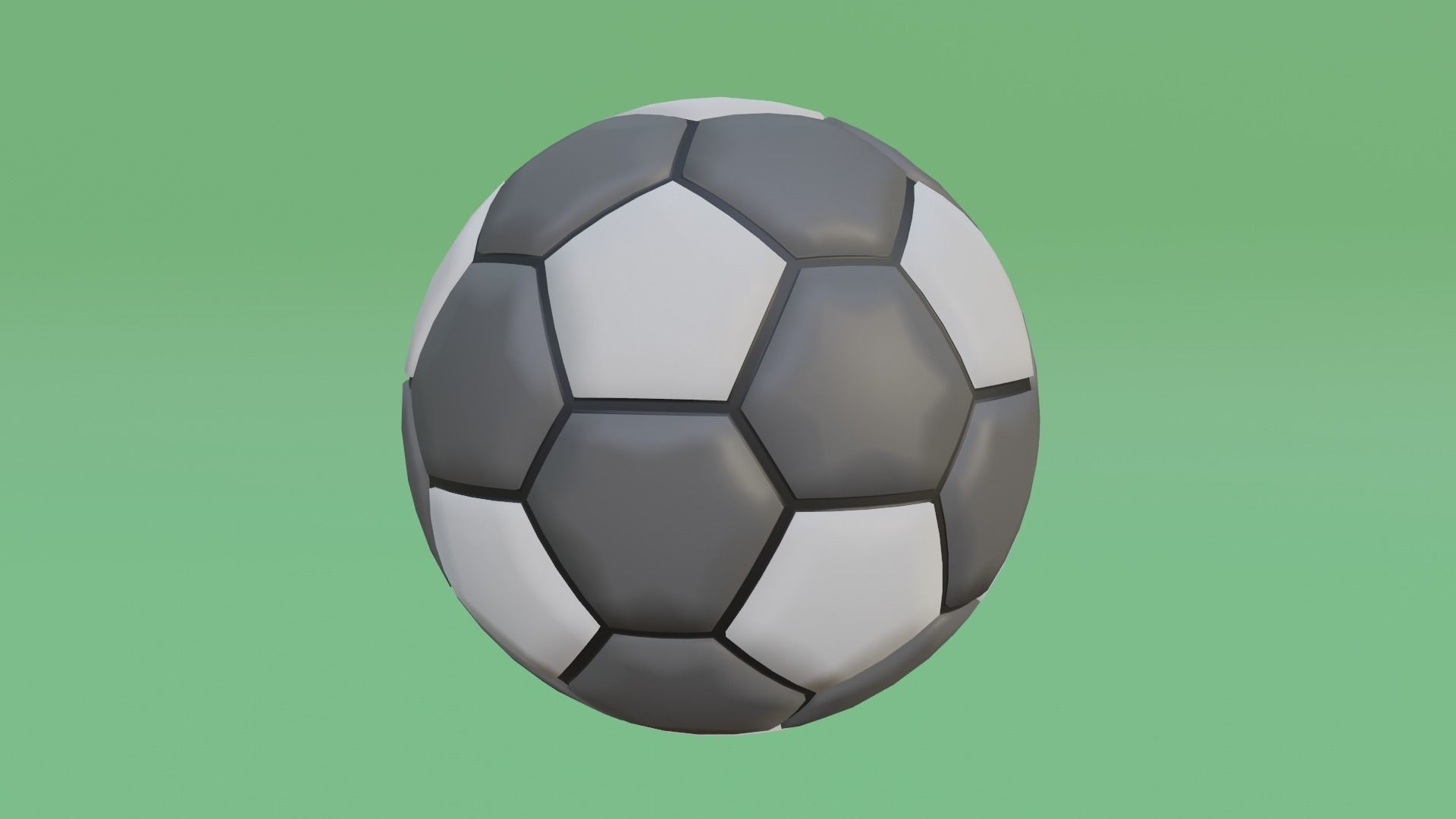 3D model Grey Soccer Ball VR / AR / low-poly | CGTrader