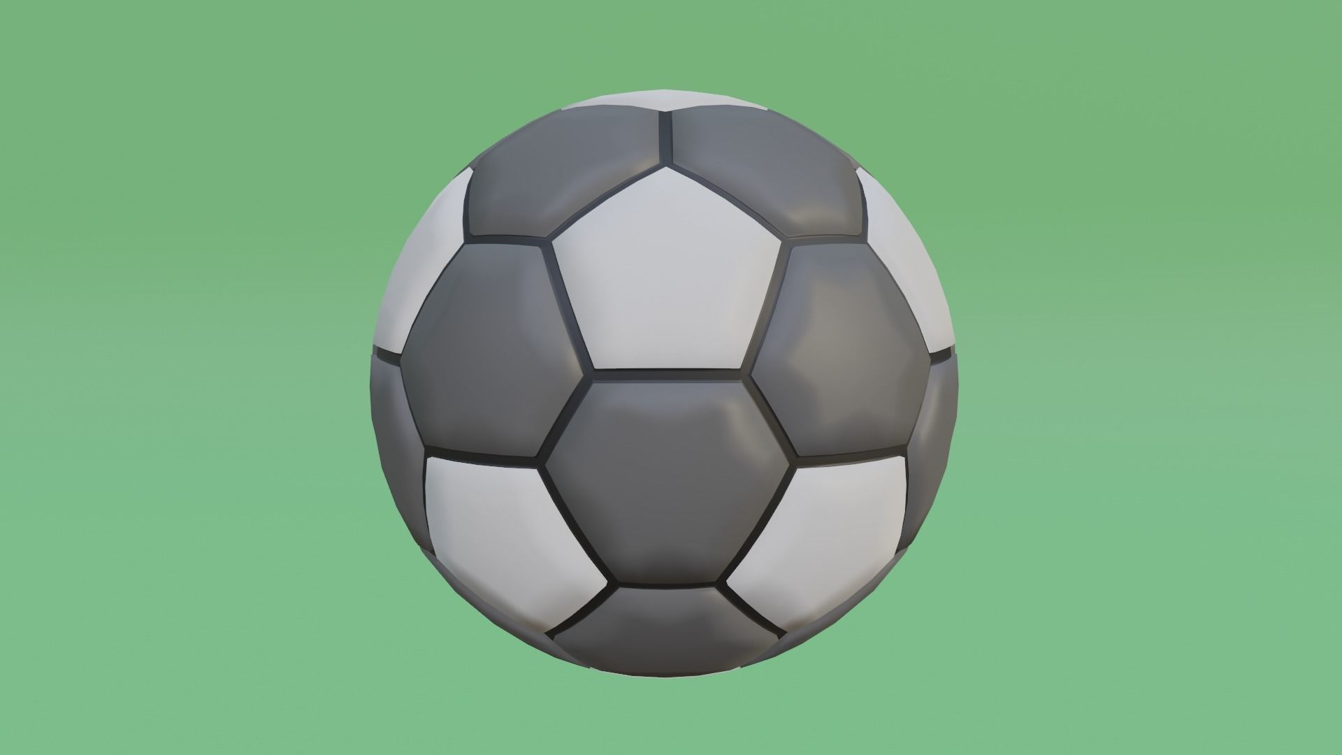 3D model Grey Soccer Ball VR / AR / low-poly | CGTrader