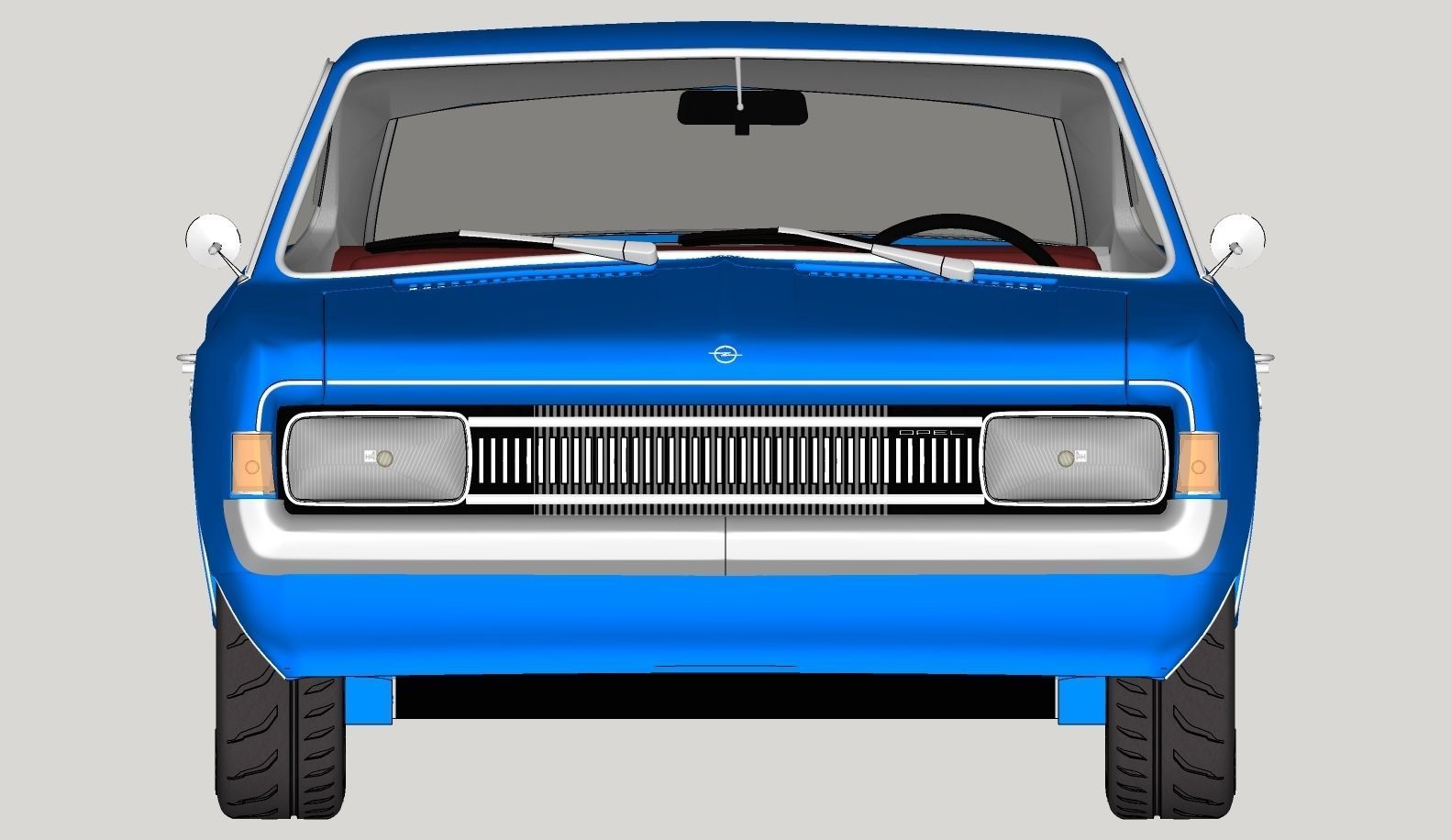 Opel Rekord SS Fiera 3D model | CGTrader