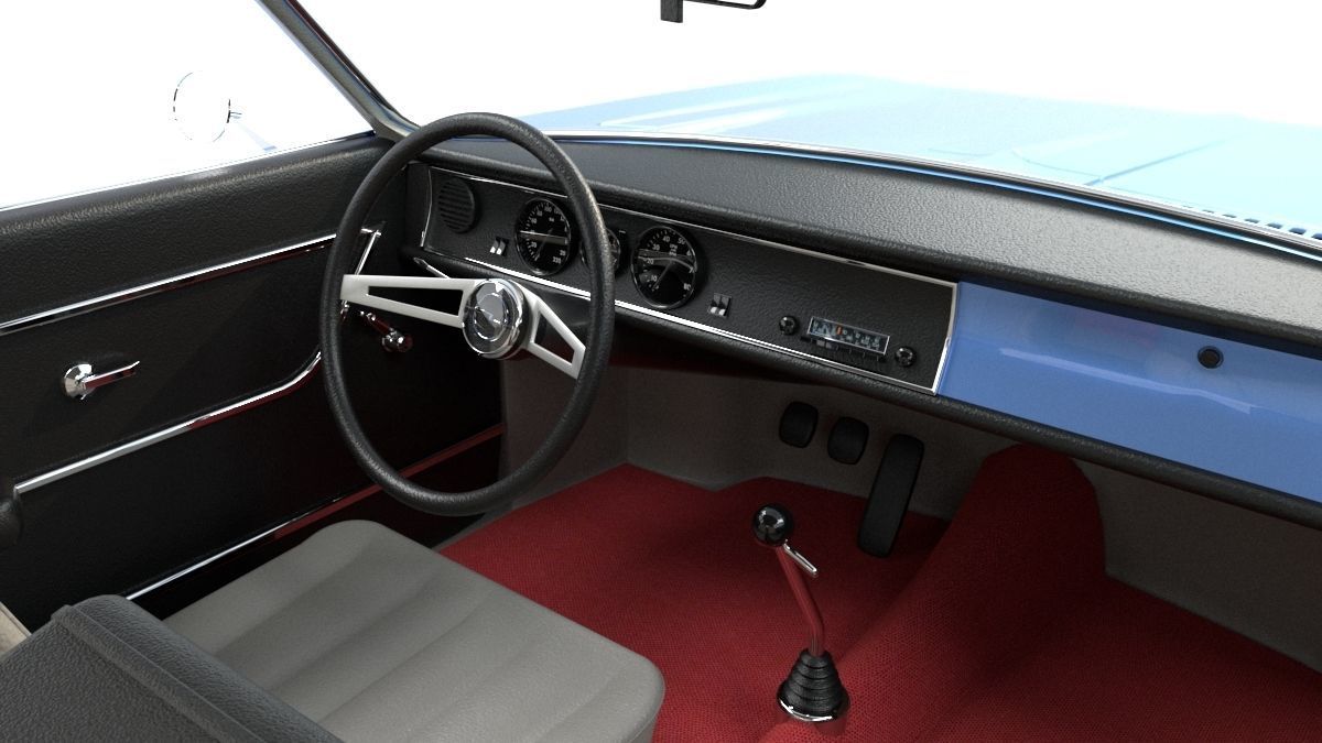 Opel Rekord SS Fiera 3D model | CGTrader