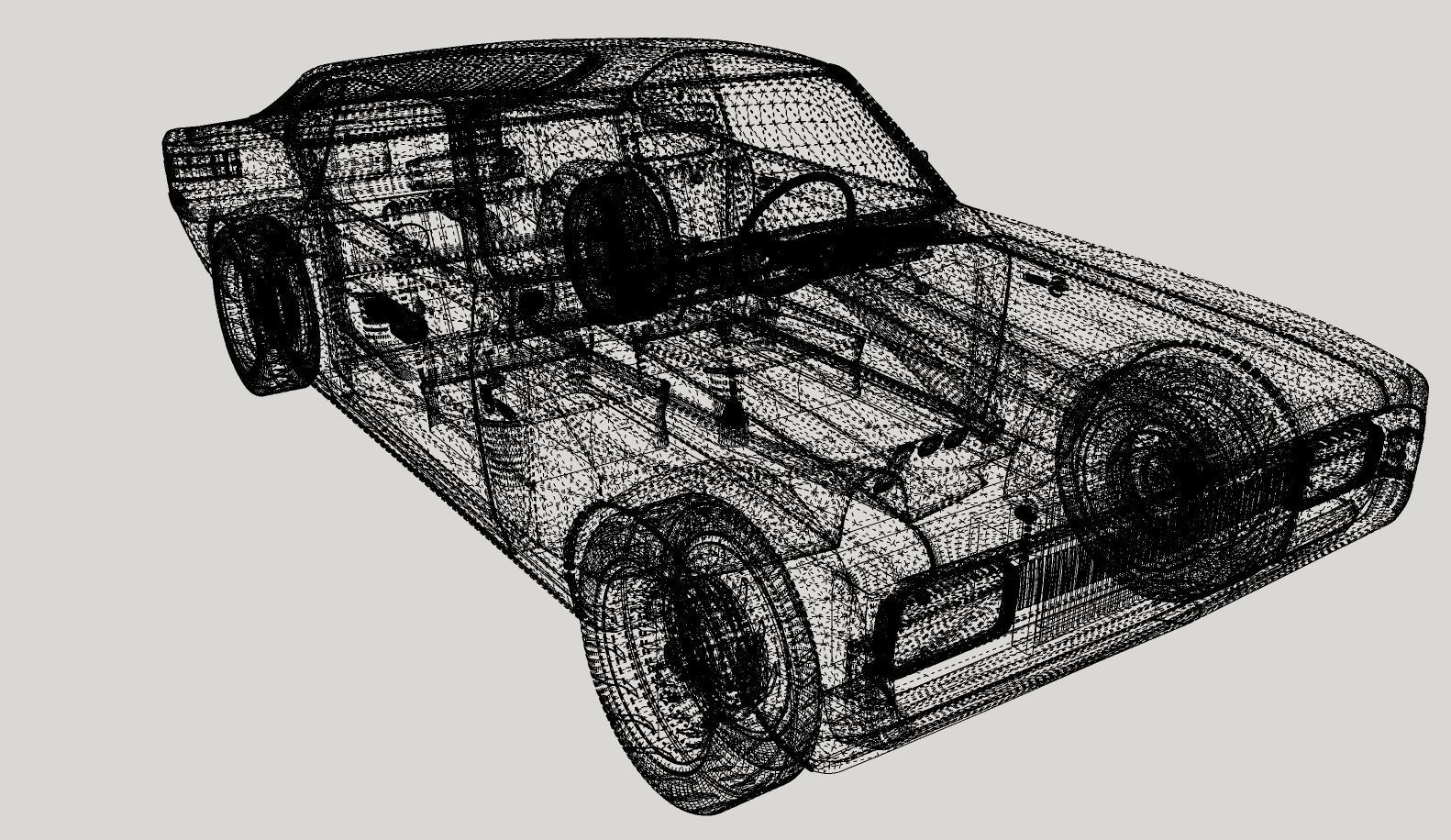 Opel Rekord SS Fiera 3D model | CGTrader