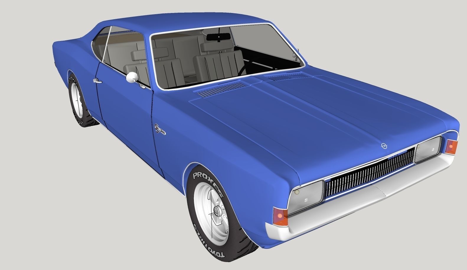 Opel Rekord SS Fiera 3D model | CGTrader