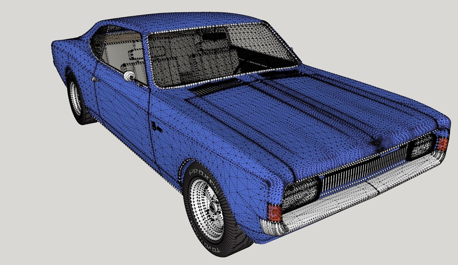 Opel Rekord SS Fiera 3D model | CGTrader