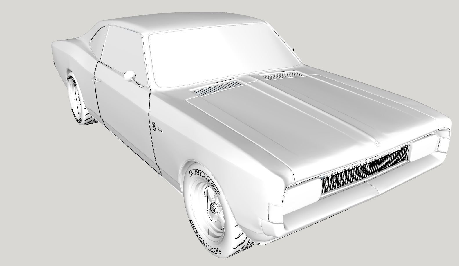 Opel Rekord SS Fiera 3D model | CGTrader