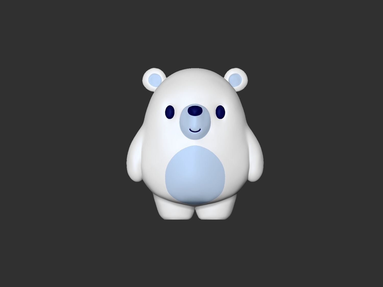 Chibi Character 001-Alvin 3D model 3D printable | CGTrader