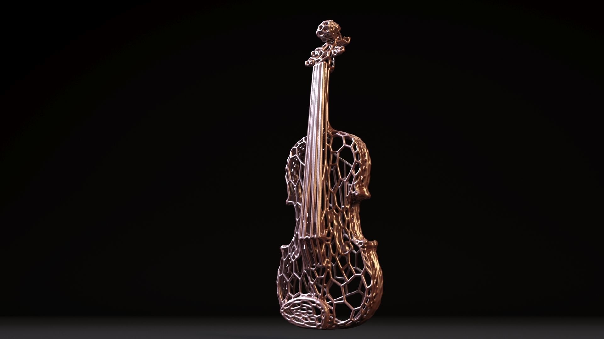Souvenir violin 3D model 3D printable | CGTrader