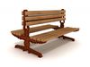 3D model Outdoor Binary Bench 16 3D model | CGTrader