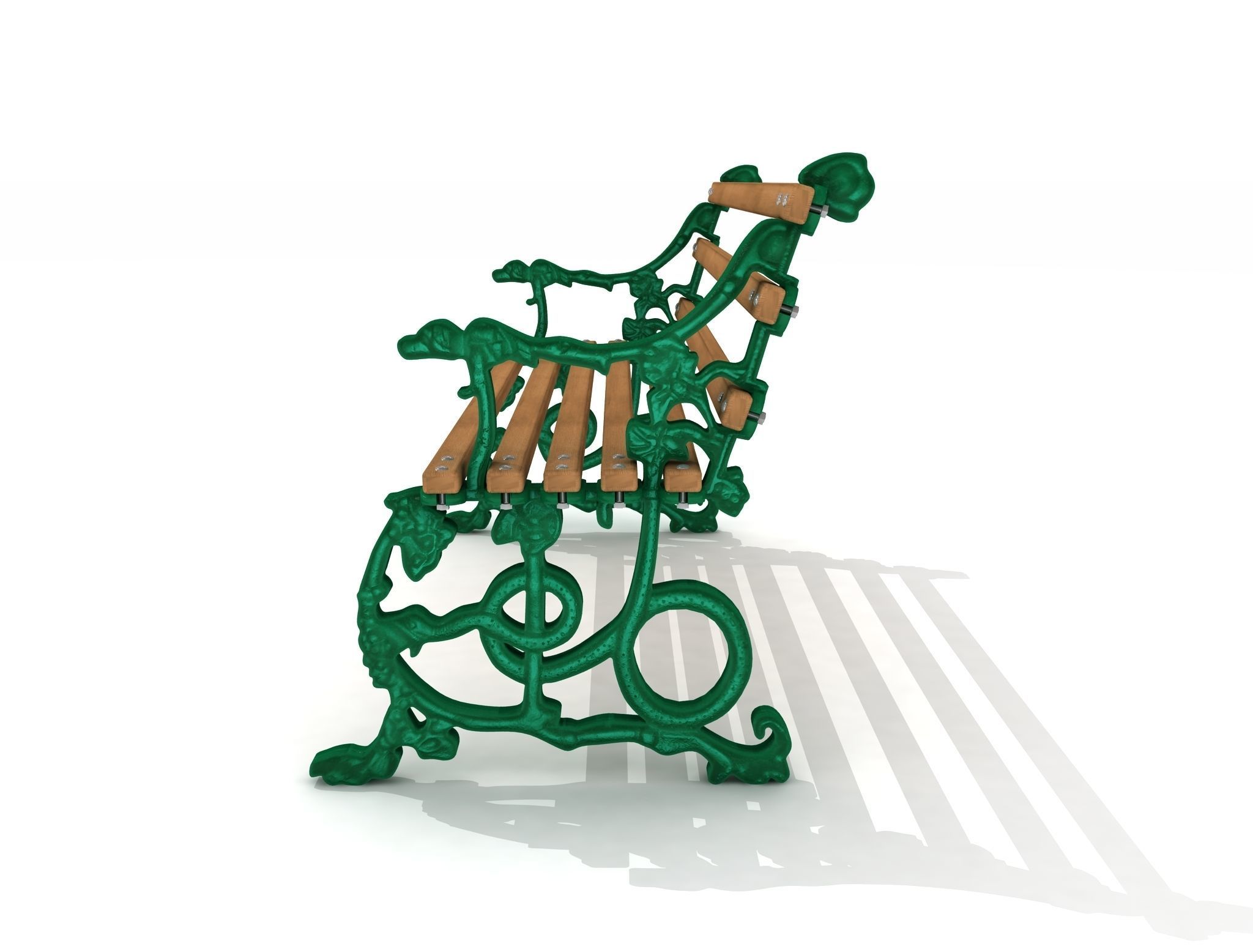 Modern Moulding Bench 15 3D model | CGTrader