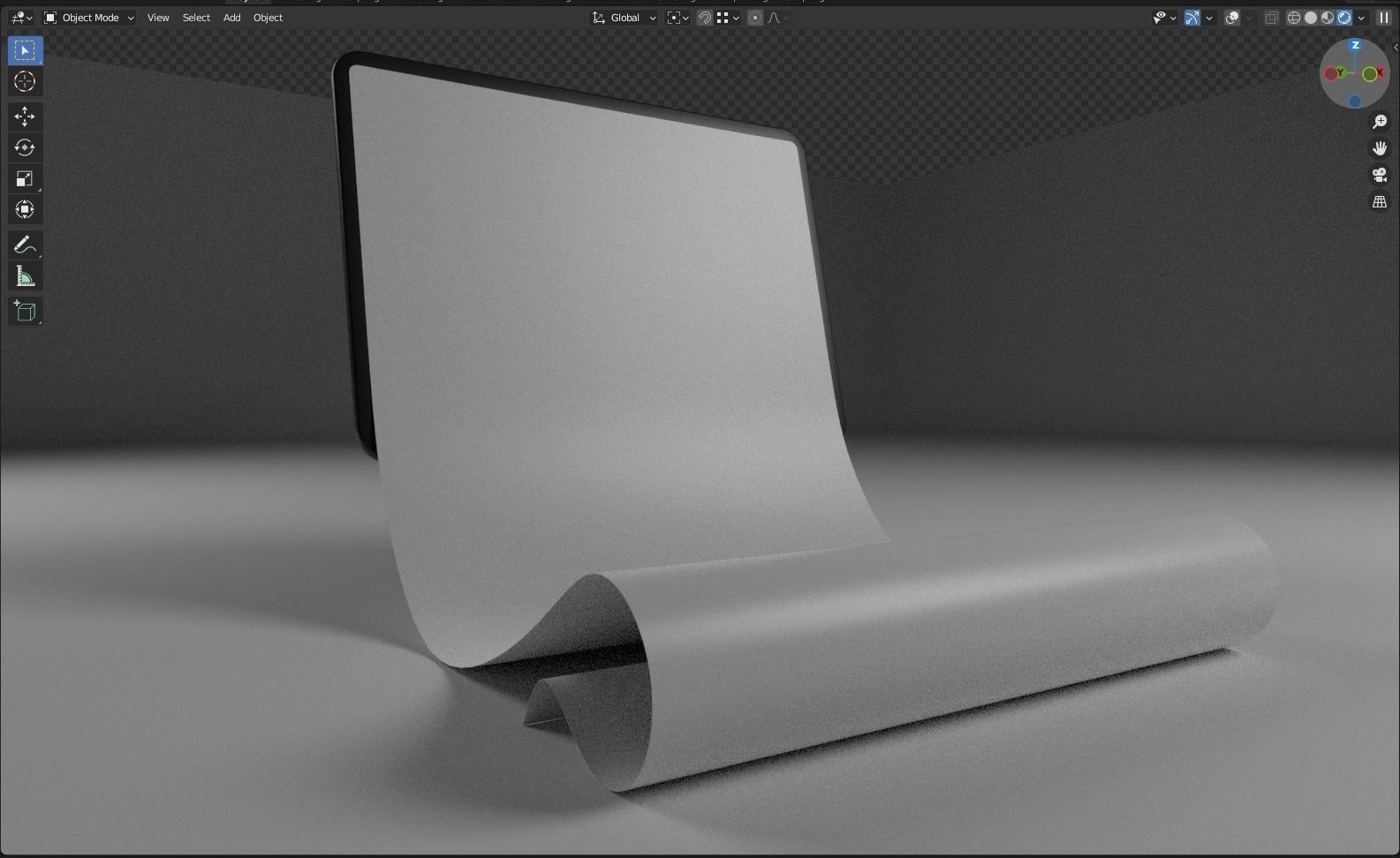 Long Scroll 3D model | CGTrader