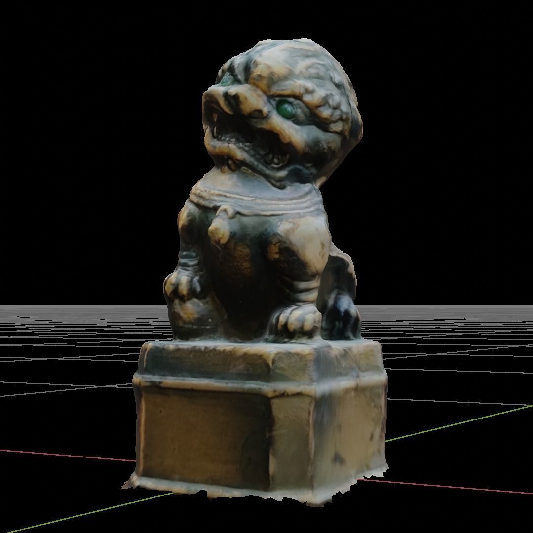 Chinese Statue free 3D model | CGTrader