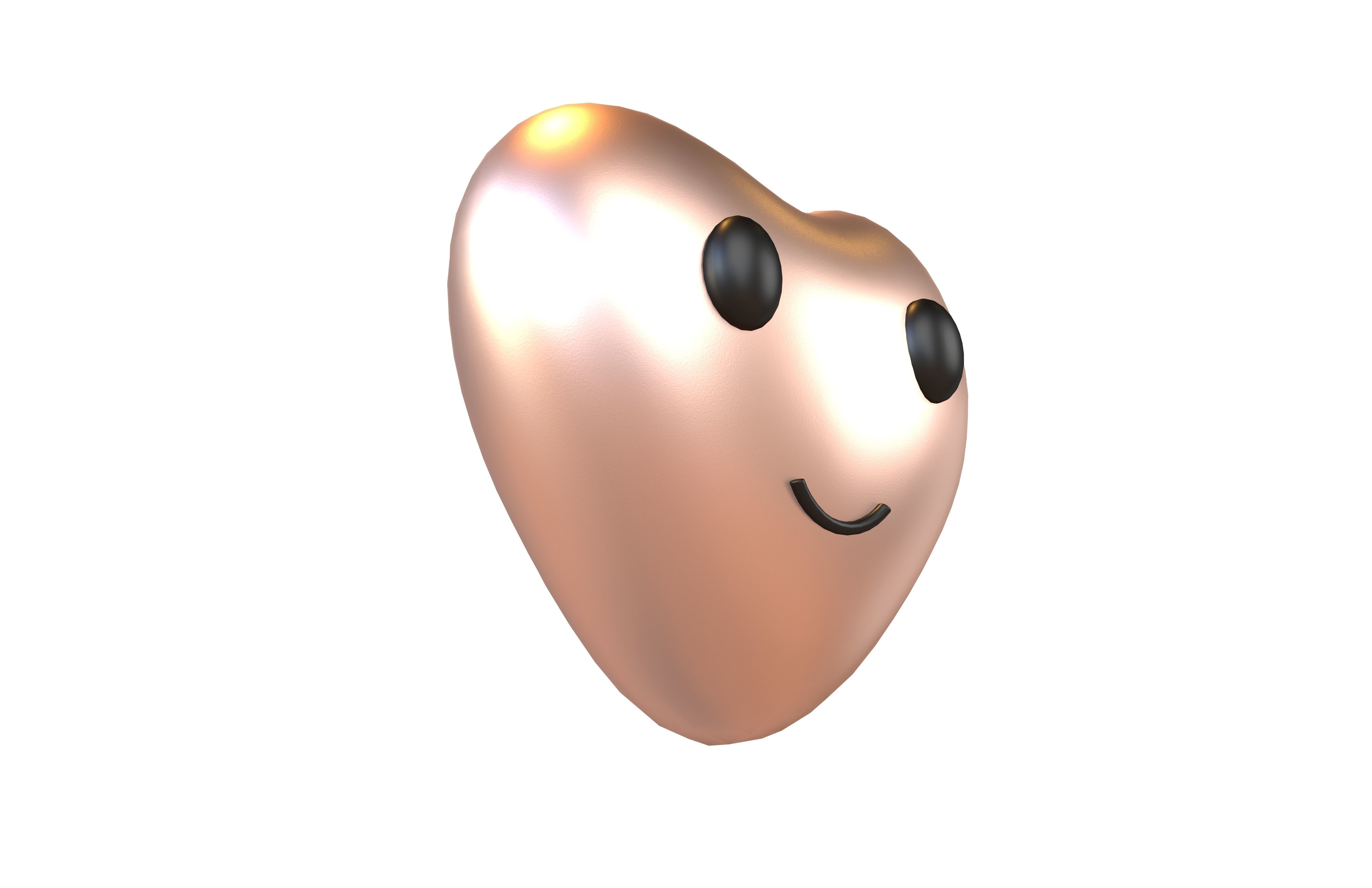 3D model Heart Character V1 016 VR / AR / low-poly | CGTrader