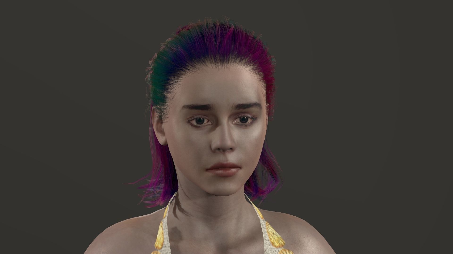 3D model Emilia Clarke VR / AR / low-poly | CGTrader