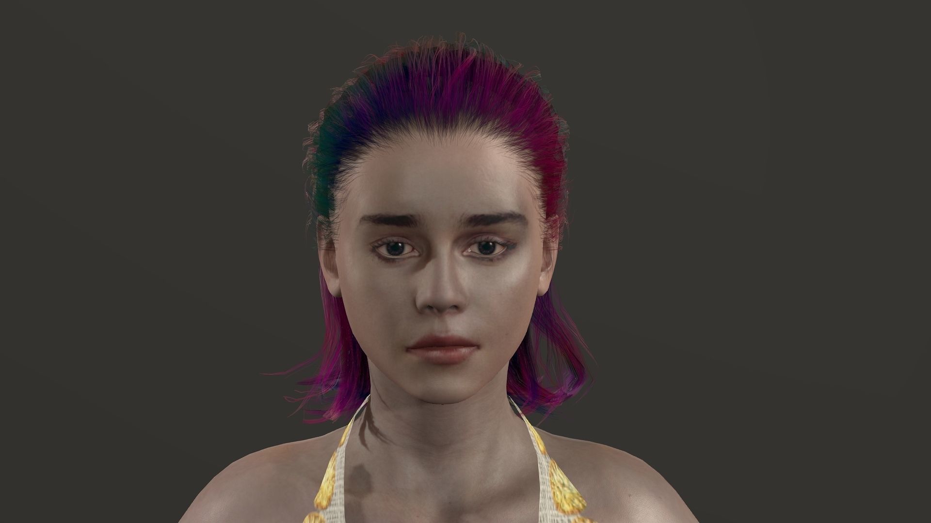 3D model Emilia Clarke VR / AR / low-poly | CGTrader