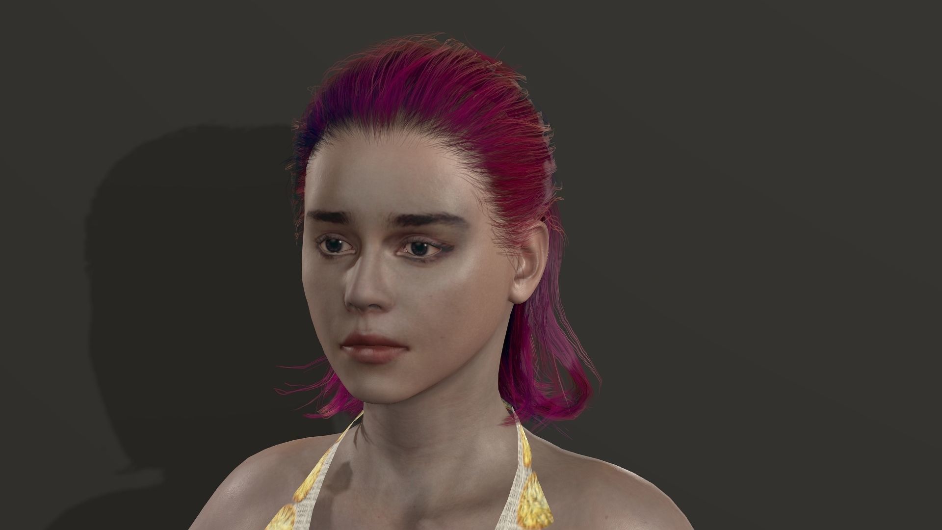 3D model Emilia Clarke VR / AR / low-poly | CGTrader