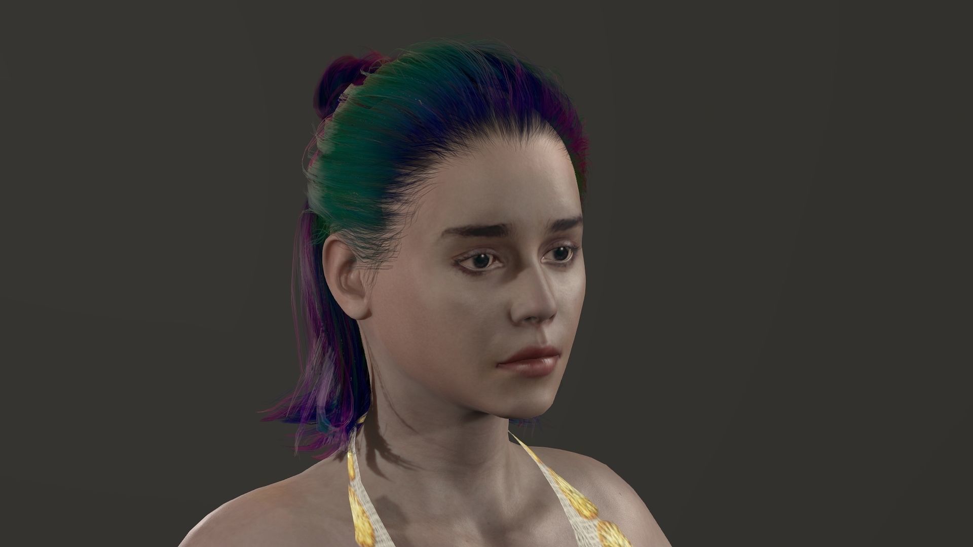 3D model Emilia Clarke VR / AR / low-poly | CGTrader