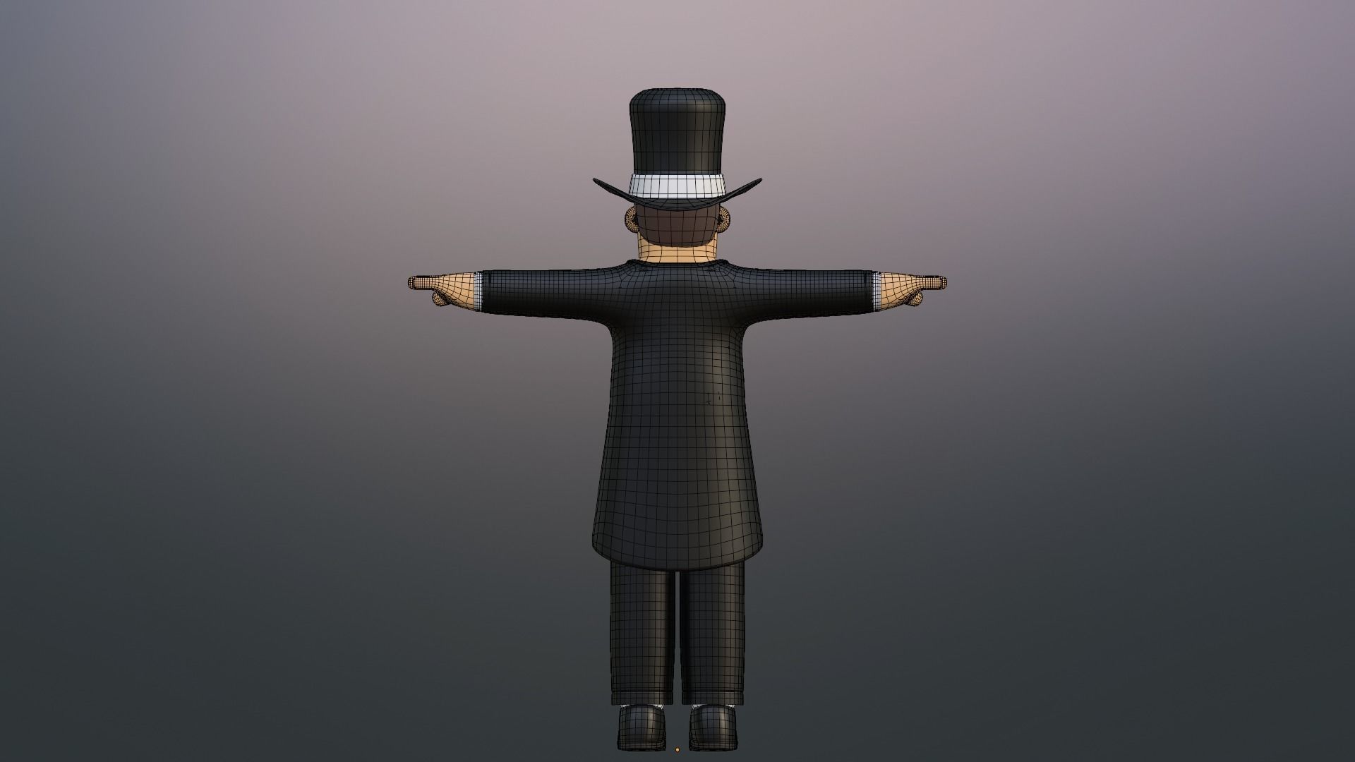 Minimal Magician Cartoon Character 3D model rigged | CGTrader