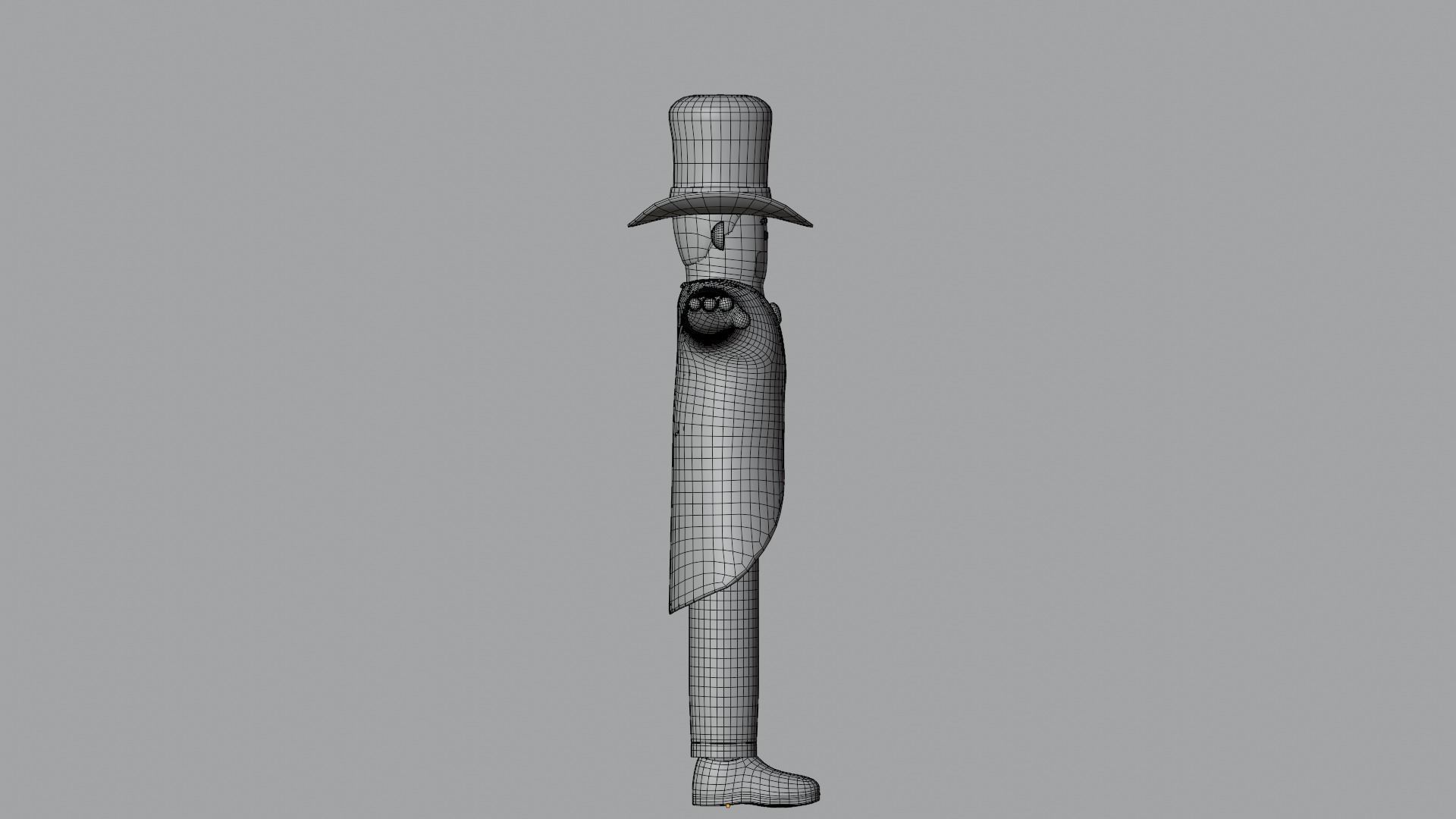 Minimal Magician Cartoon Character 3D model rigged | CGTrader