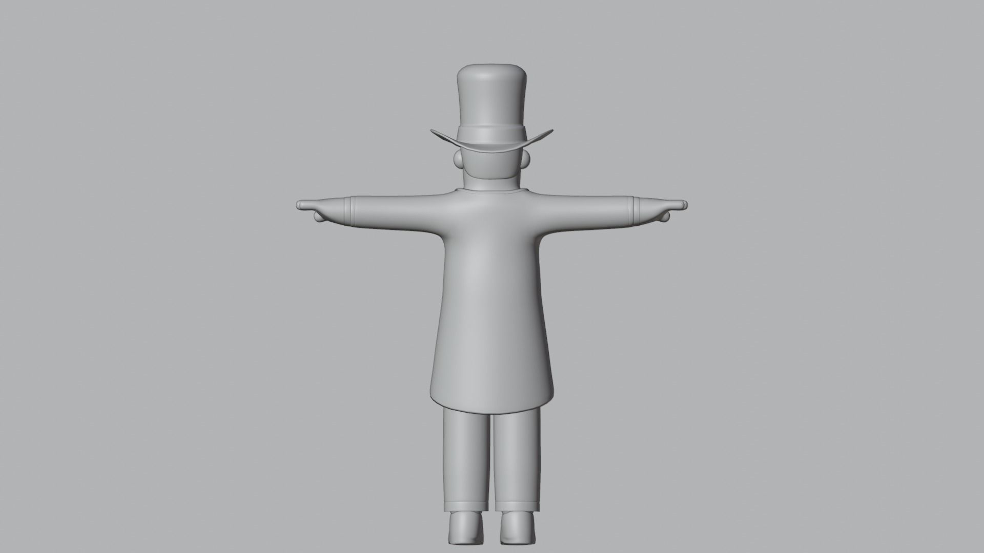 Minimal Magician Cartoon Character 3D model rigged | CGTrader