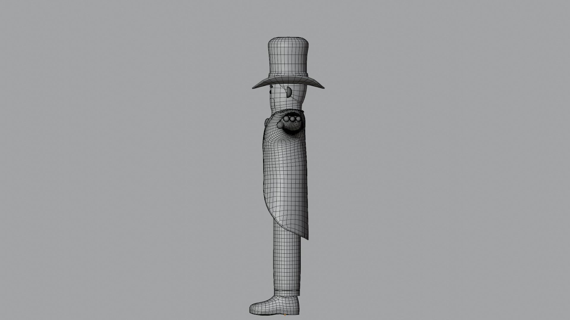 Minimal Magician Cartoon Character 3D model rigged | CGTrader
