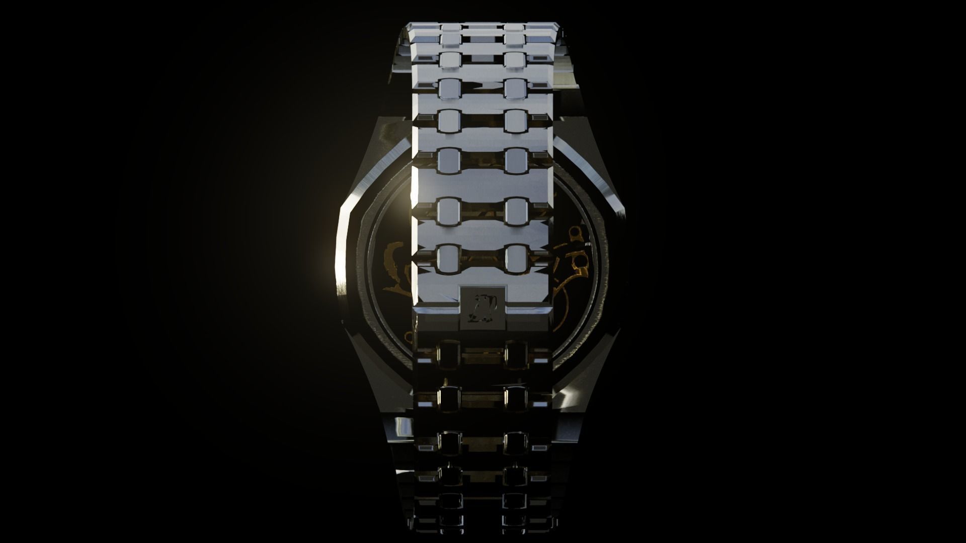 AP Skeleton Watch 3D model | CGTrader