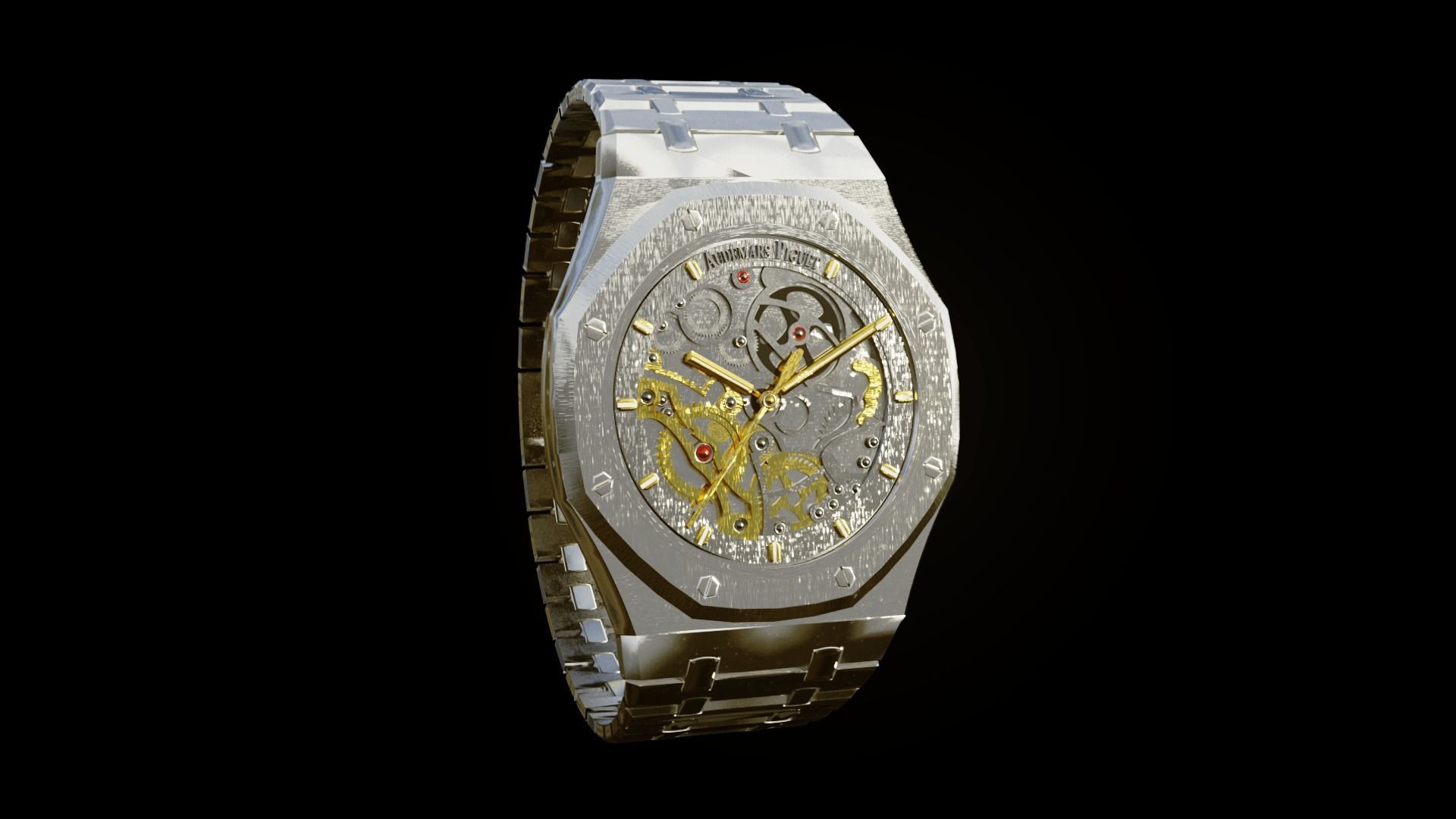 AP Skeleton Watch 3D model | CGTrader