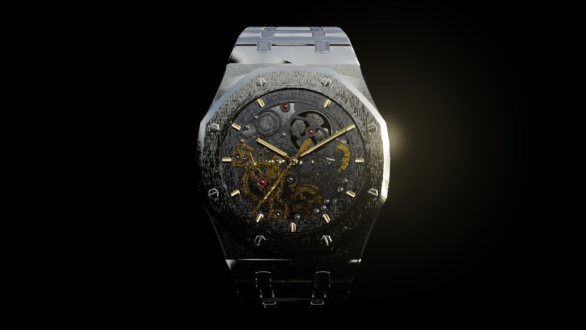 AP Skeleton Watch 3D model | CGTrader